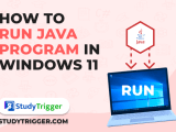 How To Run Java Program In Windows 11 Study Trigger